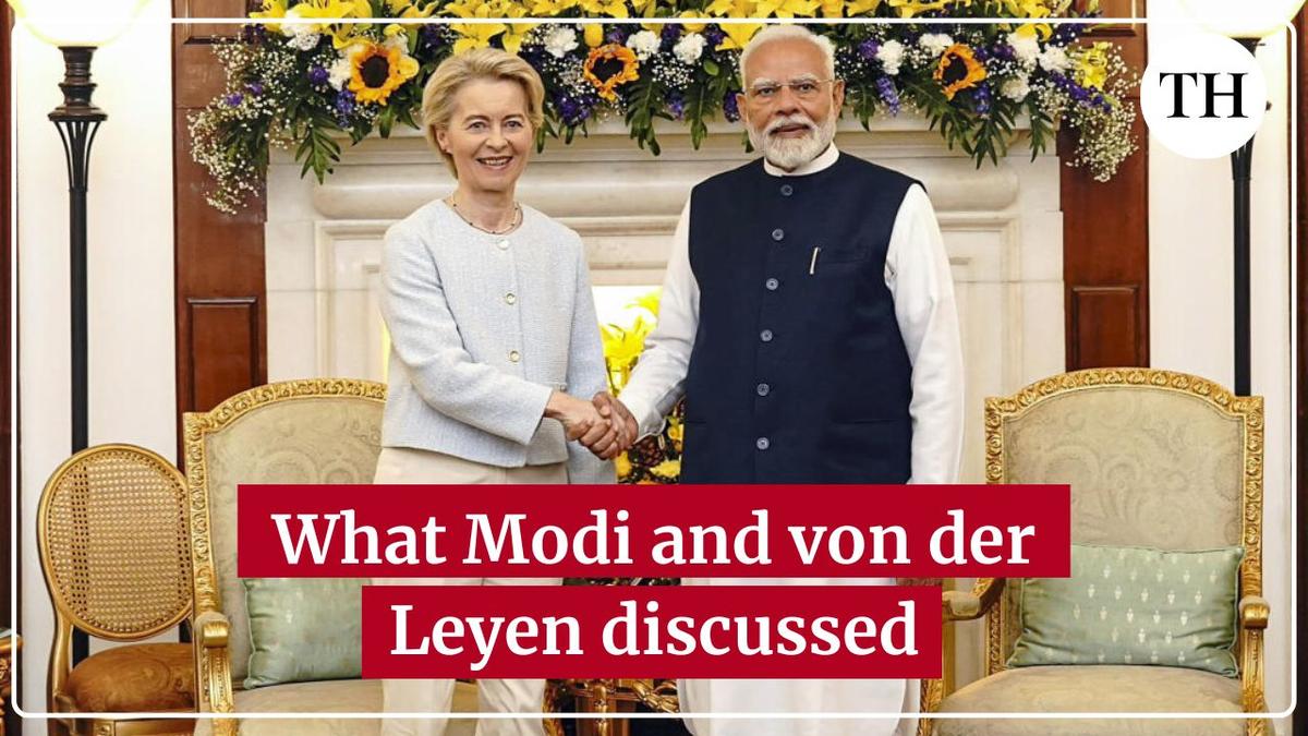 India, EU set year-end deadline for FTA, security and defence pact - The Hindu